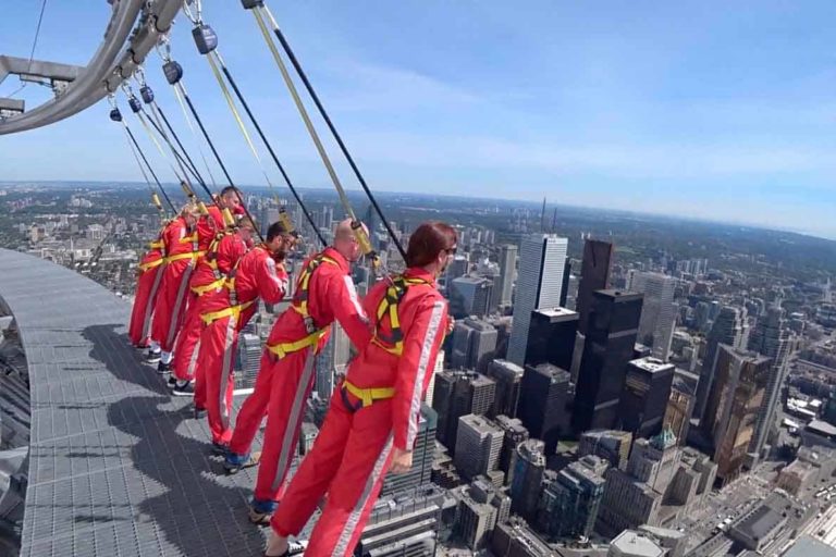 CN Tower EdgeWalk - Walking on the World's Highest Sky Walk